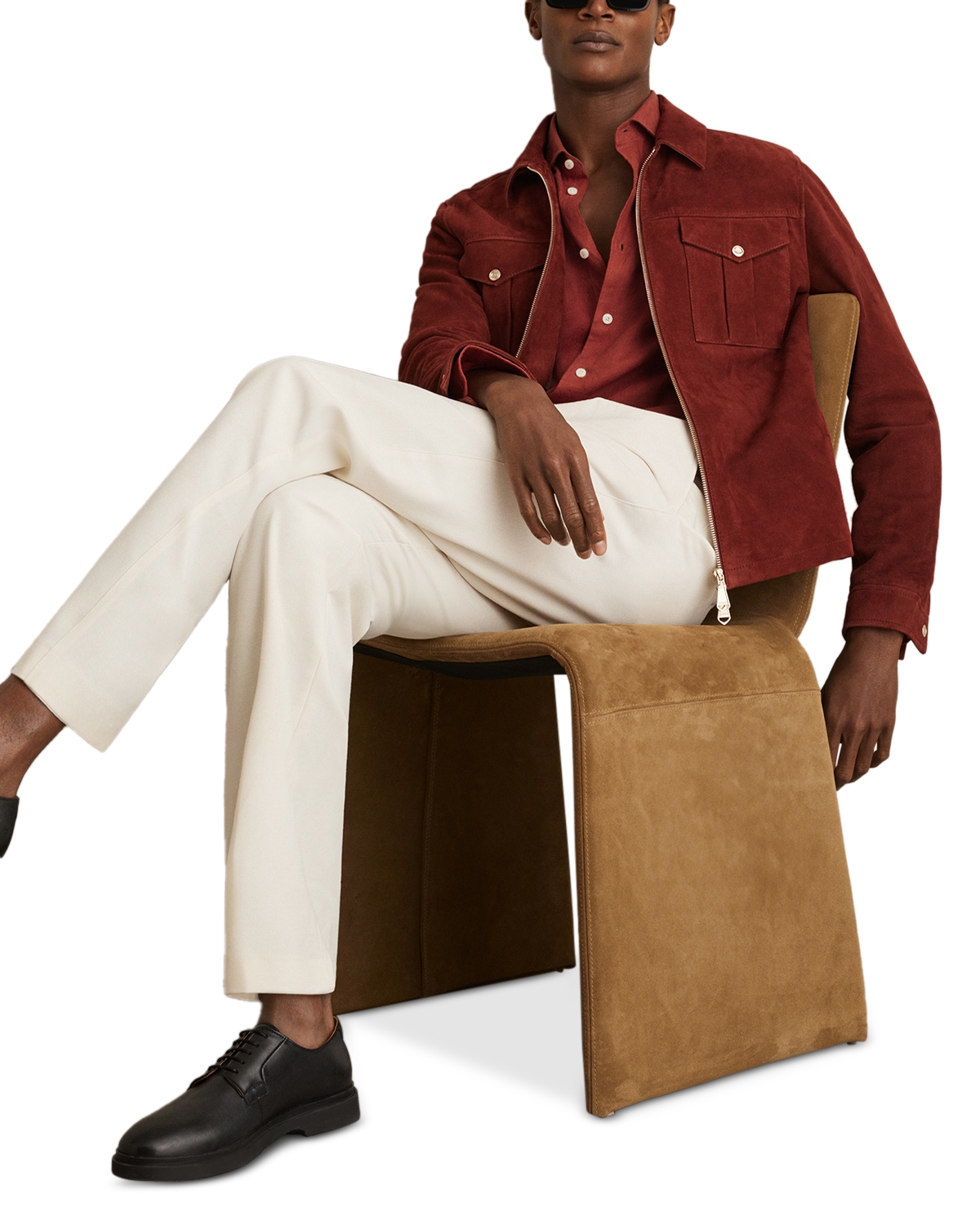 REISS linen slim fit shirt